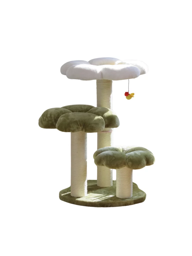 Four Leaf Clover Cat Tree - Luxury Cat Furniture - Purrfectum