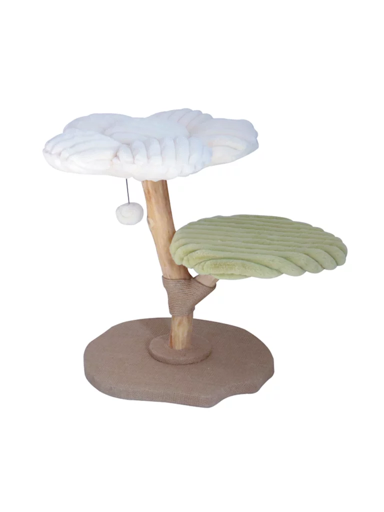 Simple Small Flower Cat Tree - Luxury Cat Furniture - Purrfectum